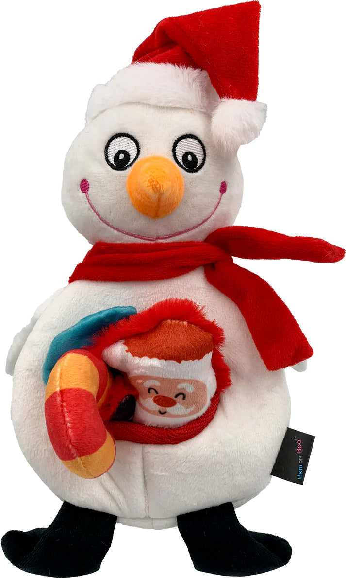 Hem & Boo - Xmas Snowman with 3 Presents| NRG Pet Supplies
