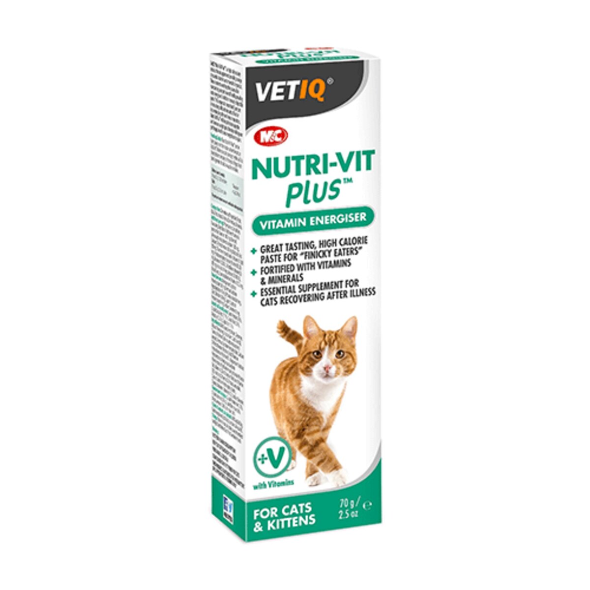 M&C - Vet IQ, Cat Nurish-um Paste - 70g| NRG Pet Supplies