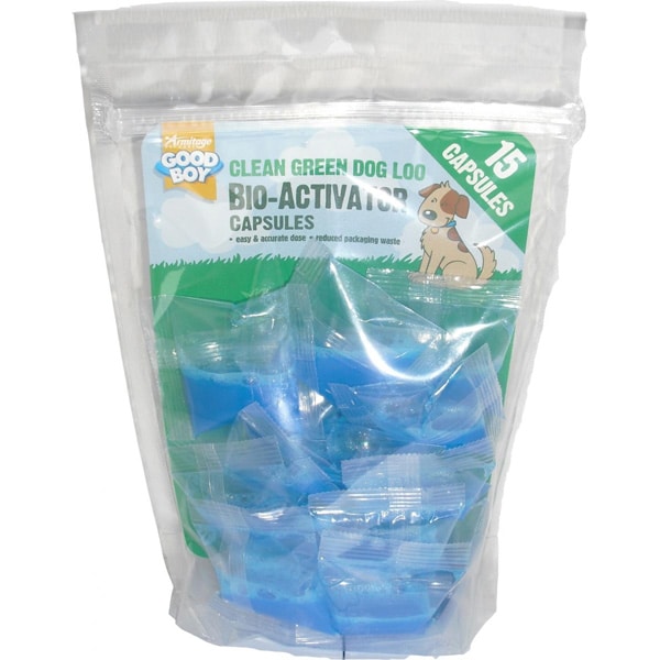 Good Boy - Bio activator Capsules For Dog Loo - 15 Pack| NRG Pet Supplies